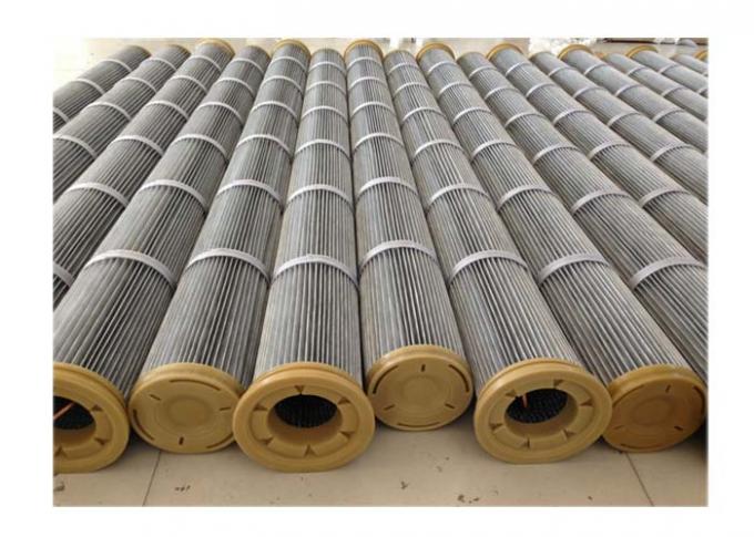 5um,0.5um,2um,0.2um,Long Pulse Pleated Dust Filter Cartridge , Wide ...