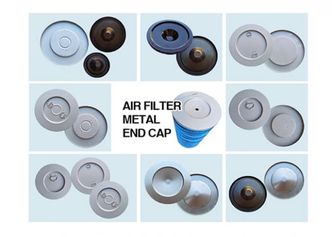 Pre Filtration Filter End Caps Pore Size Bespoke , Flat End Caps Broad ...