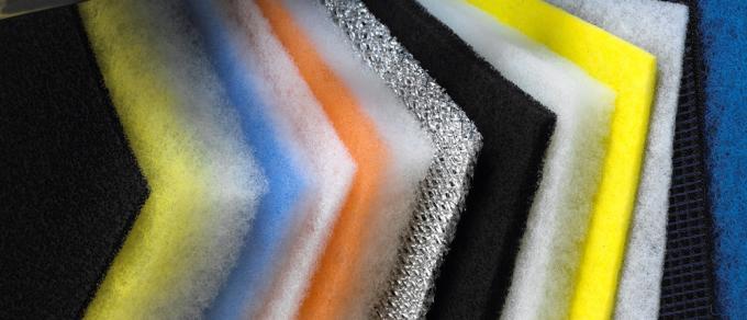 M5 / F5 Mats Pads Air Handler Filter Media Roll Synthetic Non Woven ...