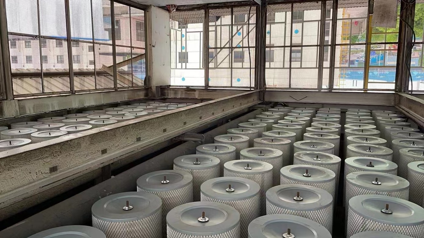 Celluose Gas Turbine Air Intake Filter Twist Lock 9.4m2 Filtration Surface