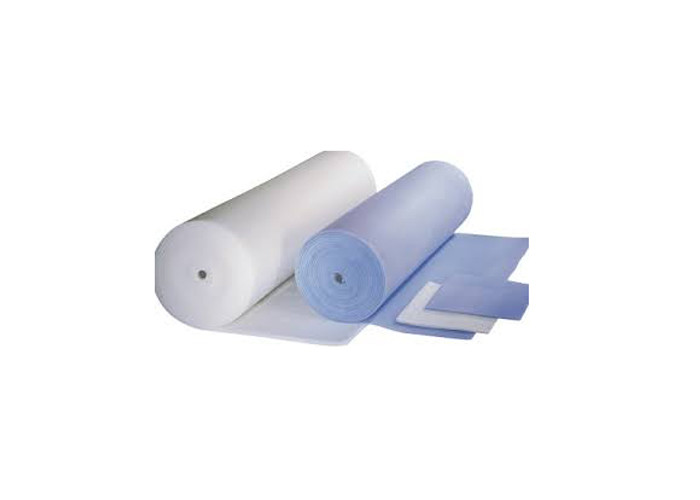 Fiberglass 0.3 Micron Air Filter Material Roll , Dacron Ac Filter ...